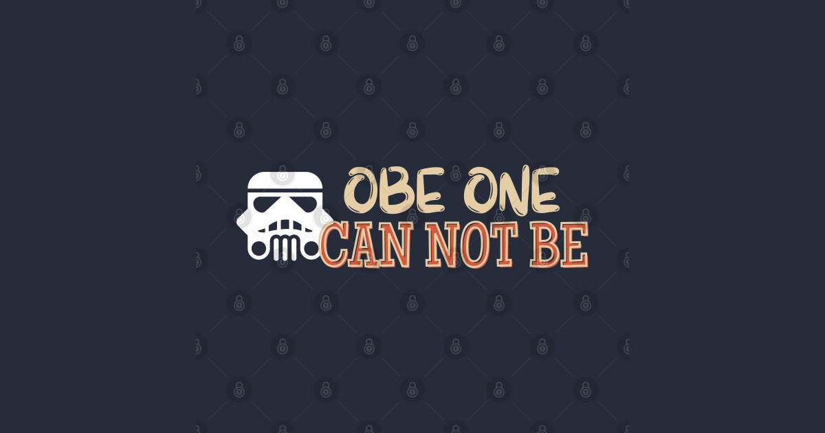 OBE ONE CANNOT BE - Gamer Gift - T-Shirt | TeePublic