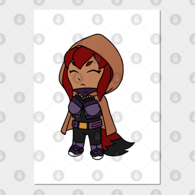 Rubi Chibi Cloak - Bioweaponeclipse - Posters and Art Prints | TeePublic