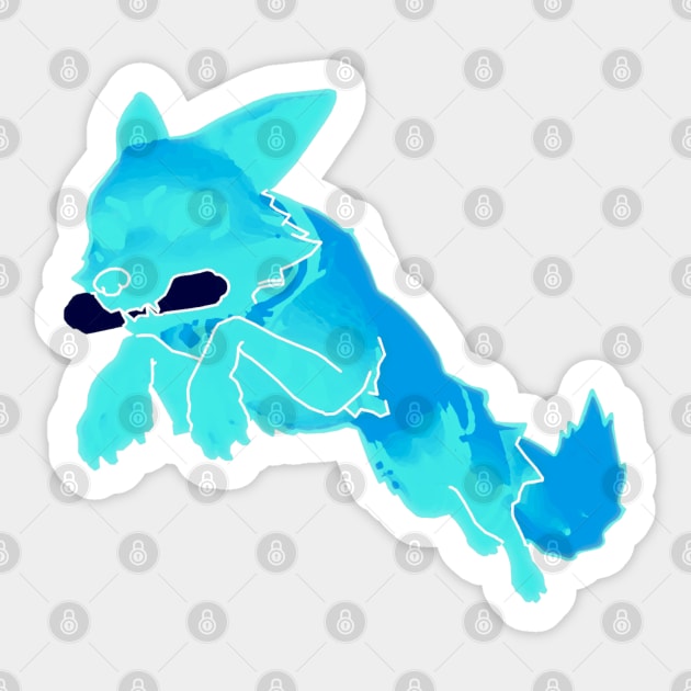Kiriko's fox - Overwatch Kiriko - Sticker | TeePublic
