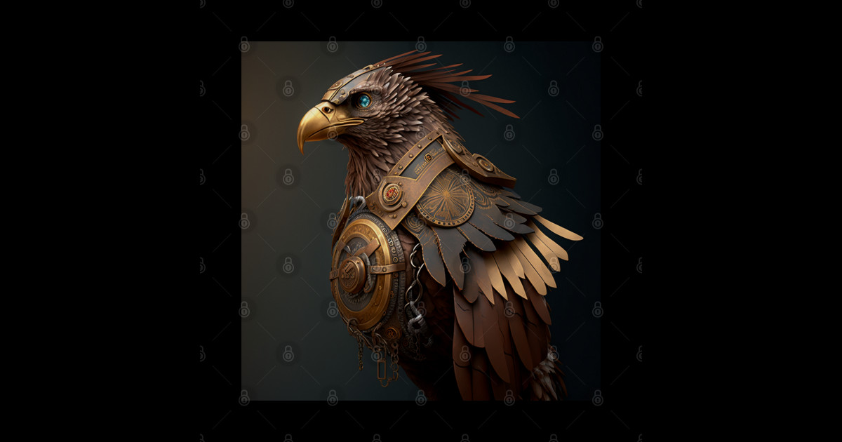 Clockwork Wings: Steampunk Eagle - Steampunk - Sticker | TeePublic