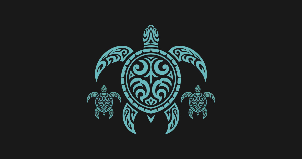 Hawaiian Tribal Sea Turtle Day 2026 Turtles Lover Ocean Blue - Hawaiian ...