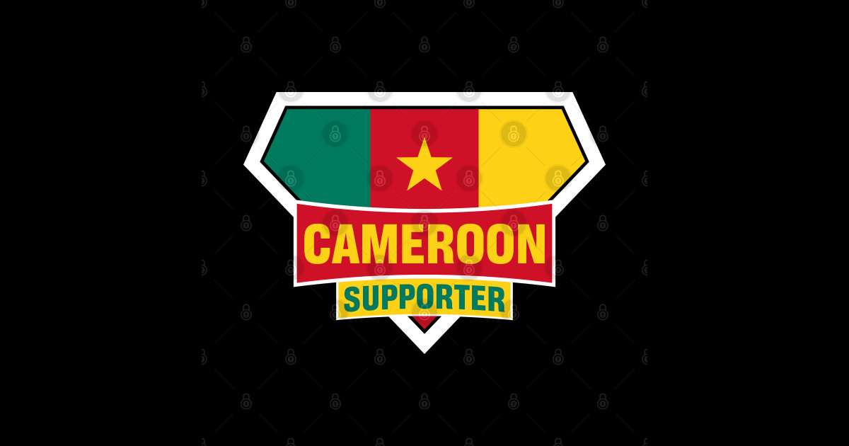 Cameroon Super Flag Supporter - Cameroon - Sticker | TeePublic
