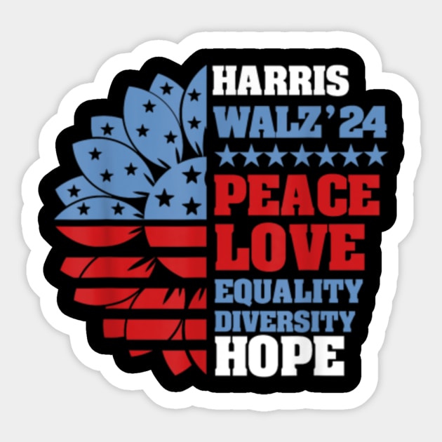Kamala Harris Tim Walz 2024 Peace LGBT Harris Walz Waltz - Harris Walz ...