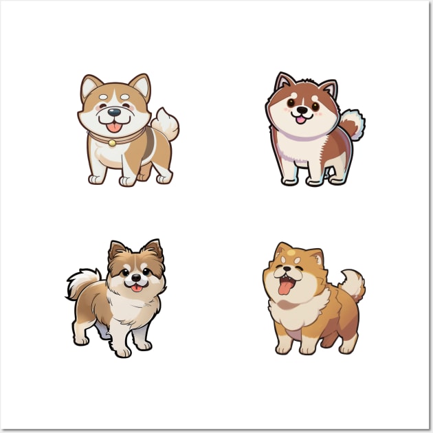 Cute Dog Sticker Pack - Cute Dogs - Posters and Art Prints | TeePublic