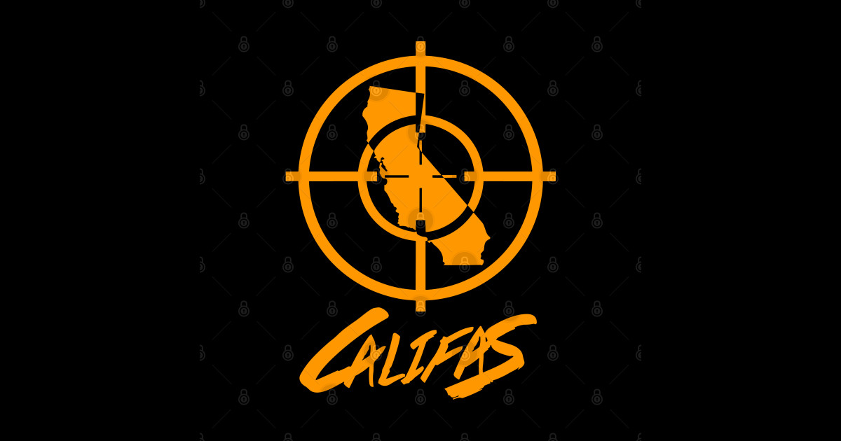 Califas Target Logo Yeb1 Art - Chicano - Sticker | TeePublic