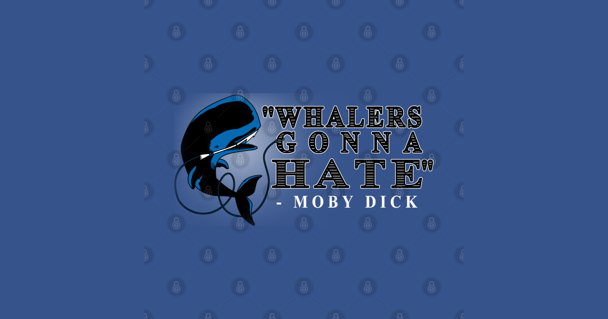 Moby Dick Whale Bookworm Funny Retro Vintage Meme - Moby Dick - T-Shirt ...