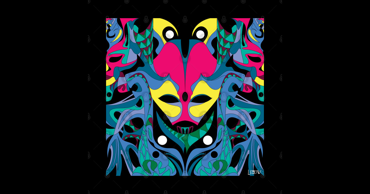 alien carnival monster mask ecopop art - Alien - Mug | TeePublic