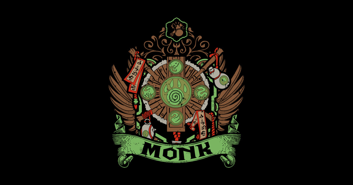 MONK - ELITE EDITION - World Of Warcraft - Sticker | TeePublic