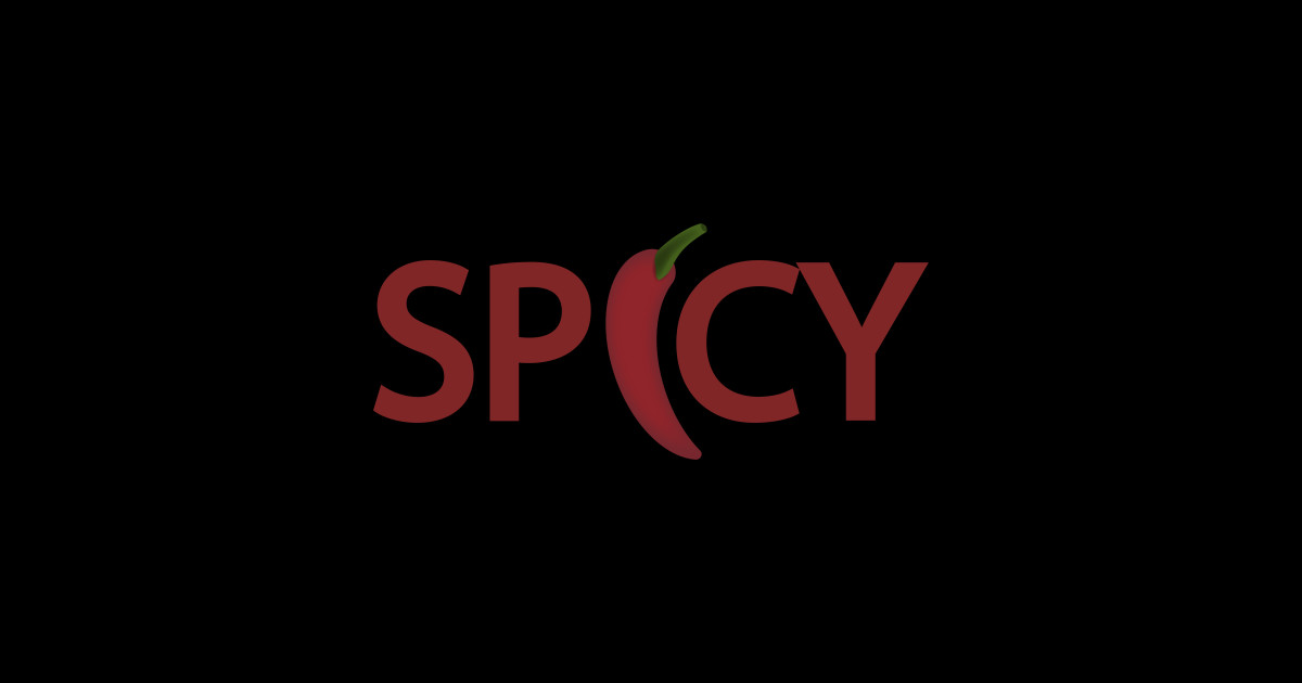 Spicy being spicy typography design - Spicy Being Spicy Typography ...