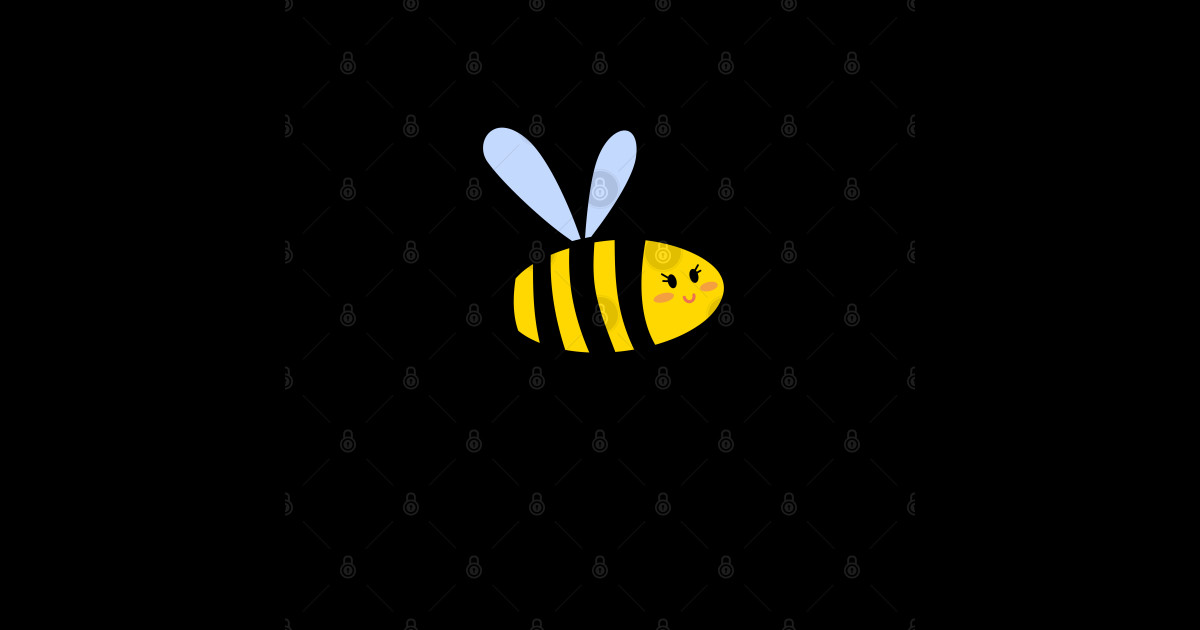 Be safe, cute bee - Bee - Sticker | TeePublic