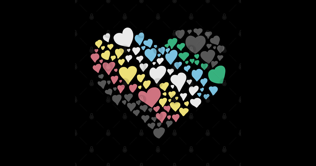 Disability pride flag heart - Disability Pride - Tapestry | TeePublic