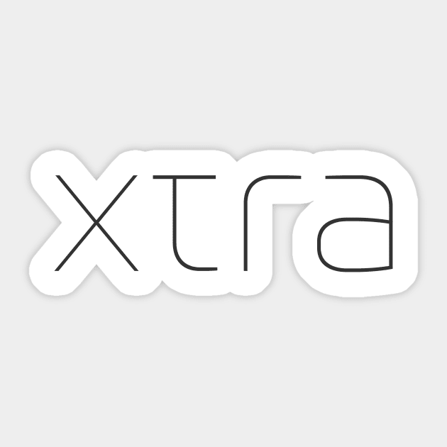 Xtra, Inc. Logo - Xtra - Sticker | TeePublic