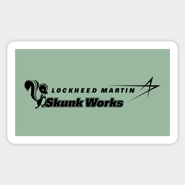 Lockheed Martin Skunk Works Logo (black) - Skunk Works - Sticker ...