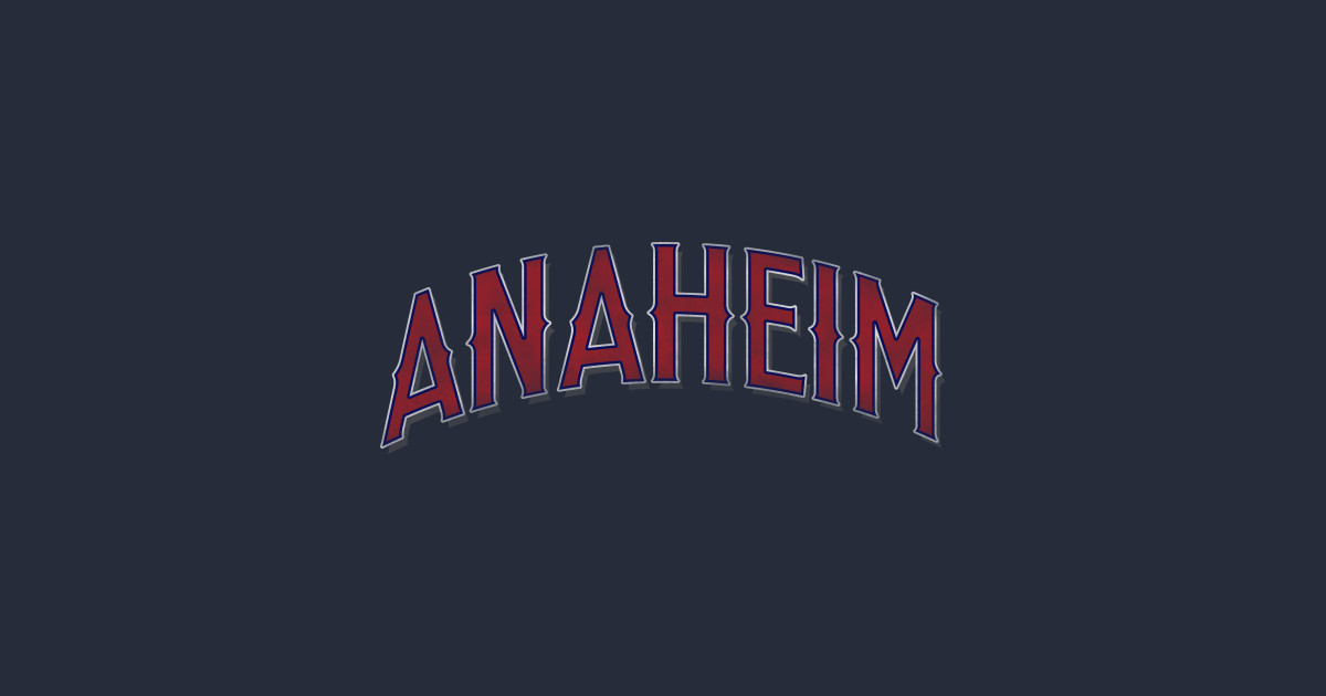 Anaheim 2002 Road Script - Angels Baseball - T-Shirt | TeePublic