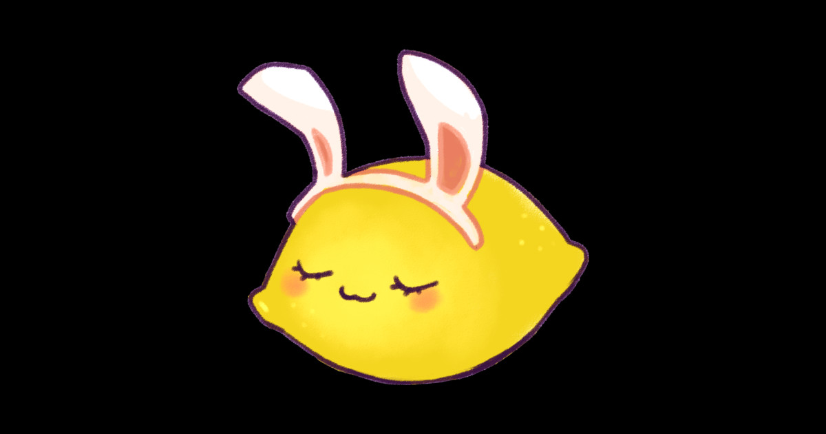 UwU bunny lemon - Lemon - Sticker | TeePublic