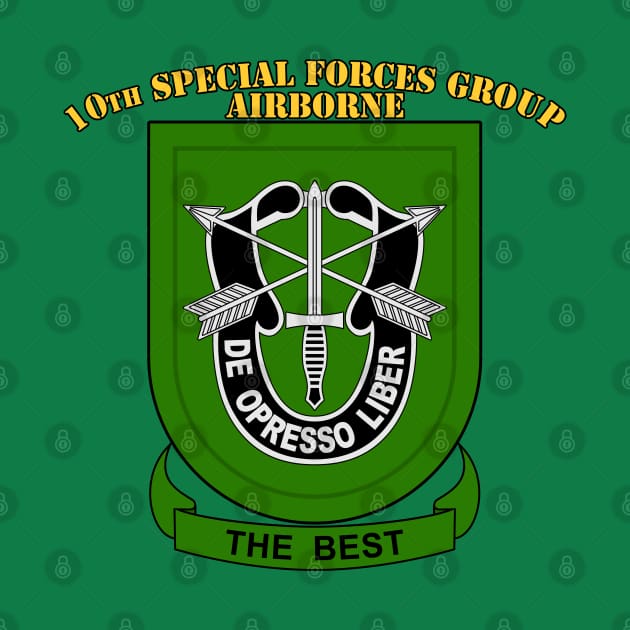 10th Special Forces Group - 10th Special Forces Group - T-Shirt | TeePublic