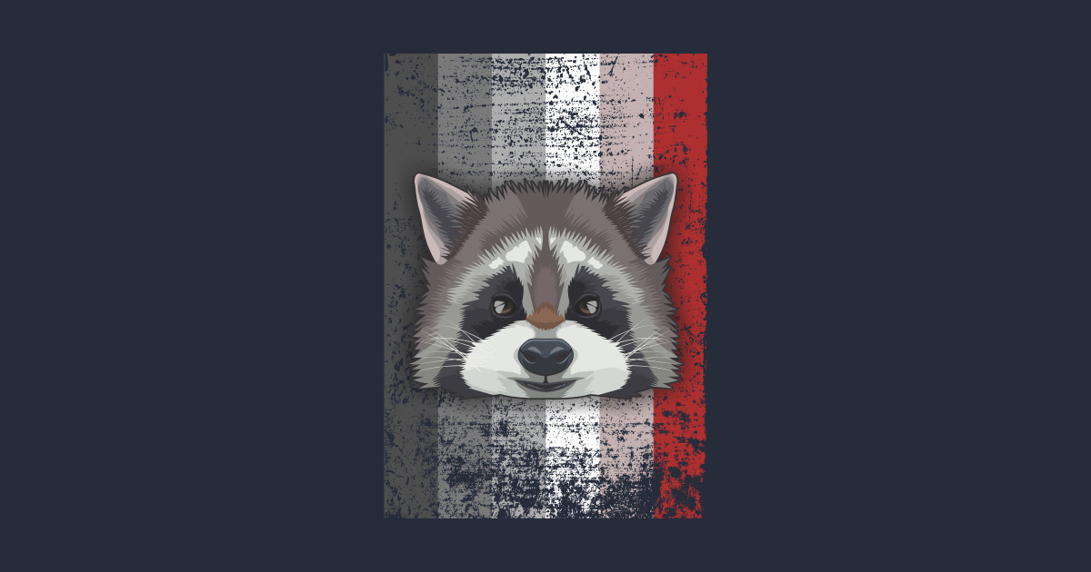 Rabies Pride Flag With Raccoon - Rabies - T-Shirt | TeePublic