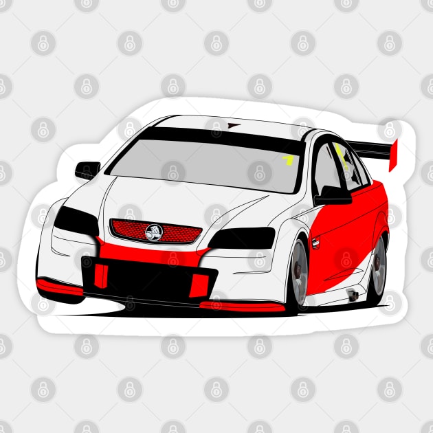 Commodore V8 Supercar - Car - Sticker | TeePublic