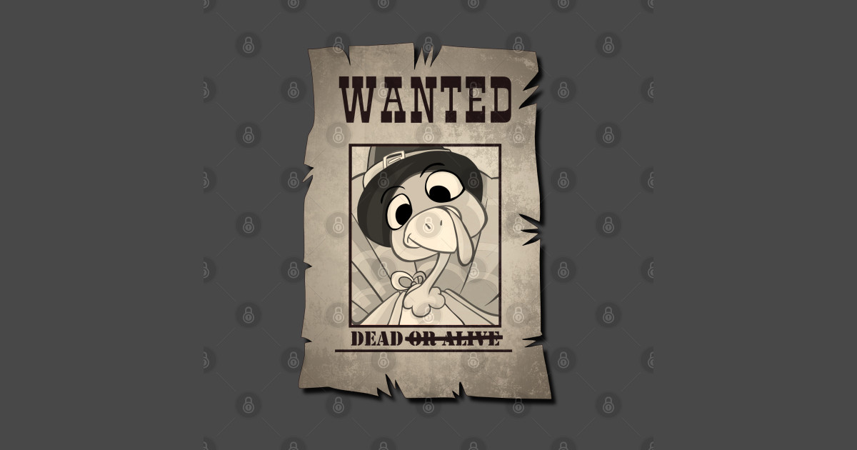 Wanted Turkey! - Thanksgiving - T-Shirt | TeePublic