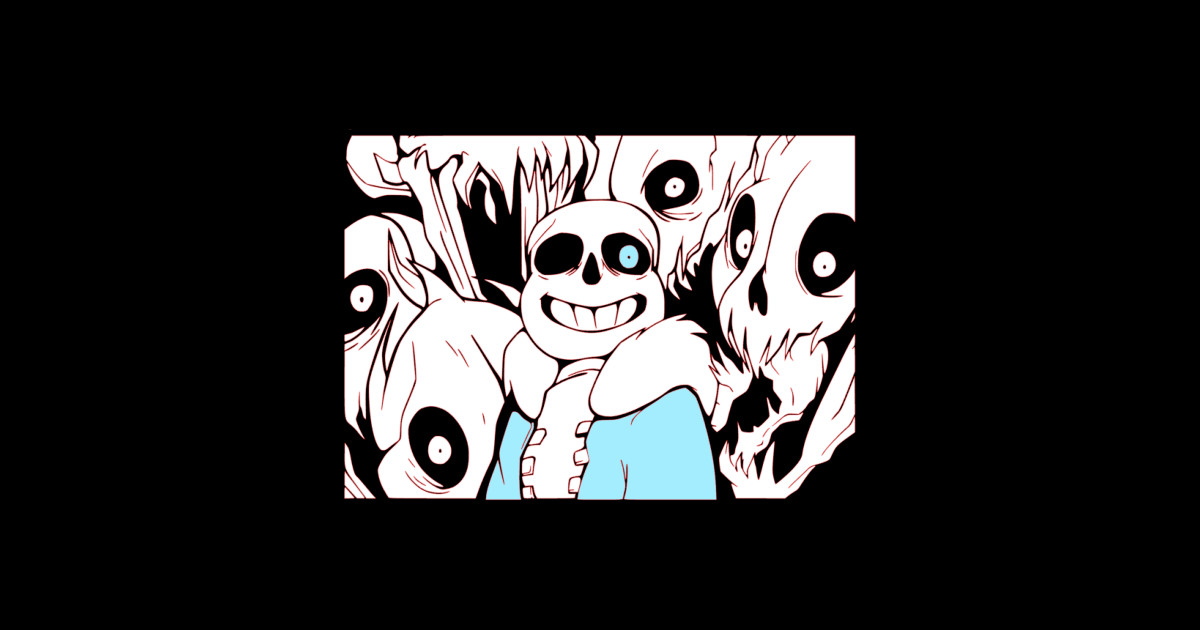 Sans Undertale Megalovania - Undertale - Sticker | TeePublic