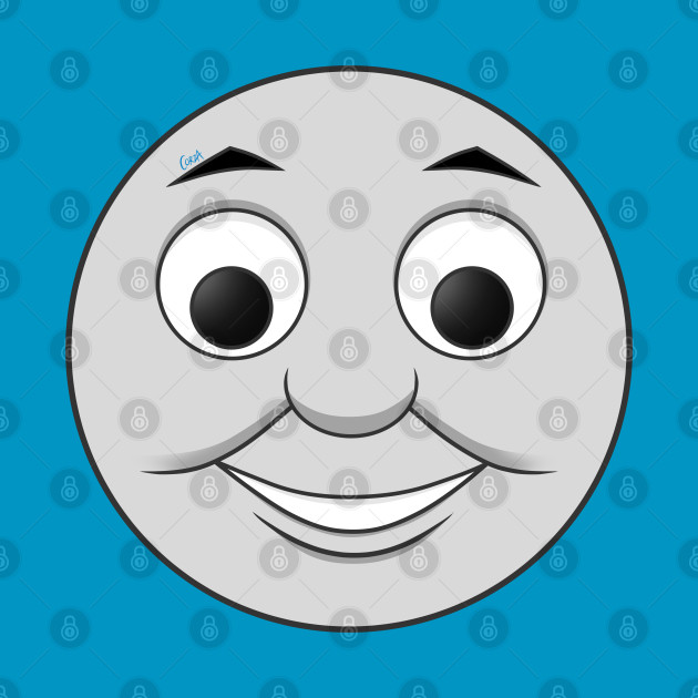 Thomas happy face - Thomas And Friends - T-Shirt | TeePublic