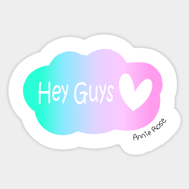 Hey Guys! - Youtube - Sticker | TeePublic