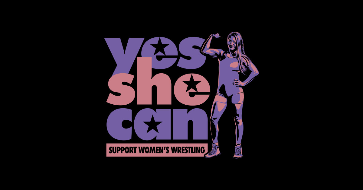 Yes she can! - Yes She Can - Sticker | TeePublic
