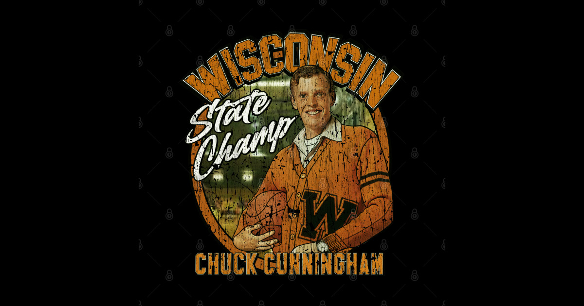 Chuck Cunningham State Champ 50s Vintage - Basketball Lover - Sticker ...