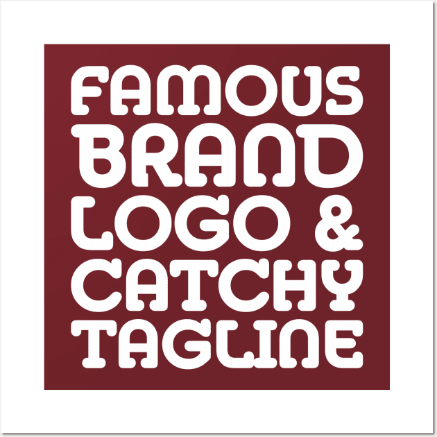 famous brand, logo and catchy tagline - Consumerism - Materialism ...