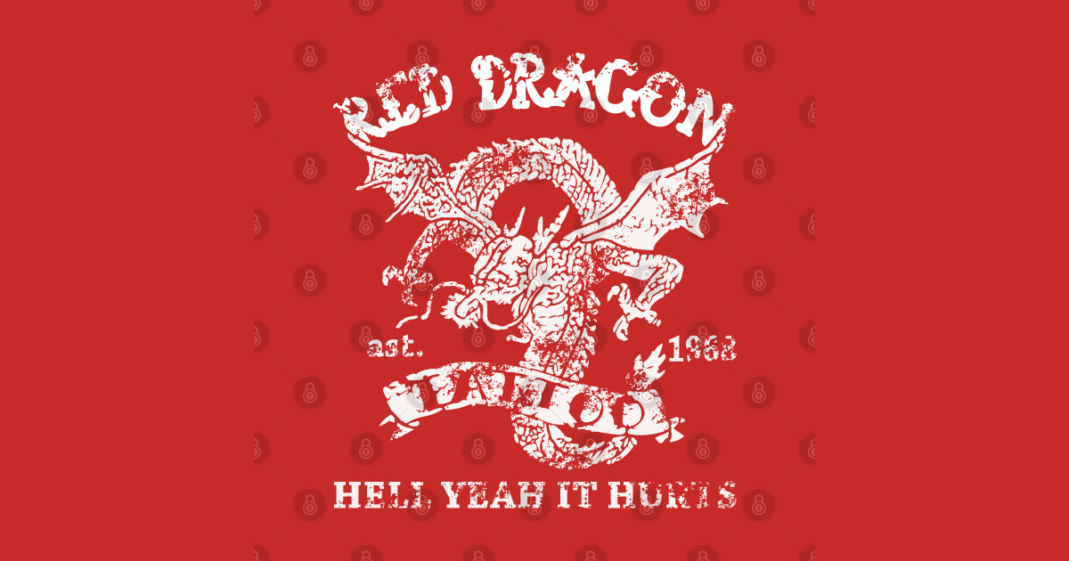 Red Dragon as worn Dr. House - Red Dragon Hell Yeah It Hurts - T-Shirt ...