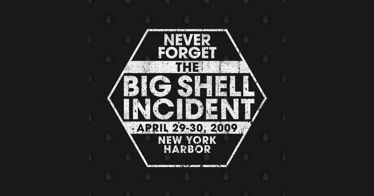 Never Forget The Big Shell Incident - MGS2 - Mgs - T-Shirt | TeePublic
