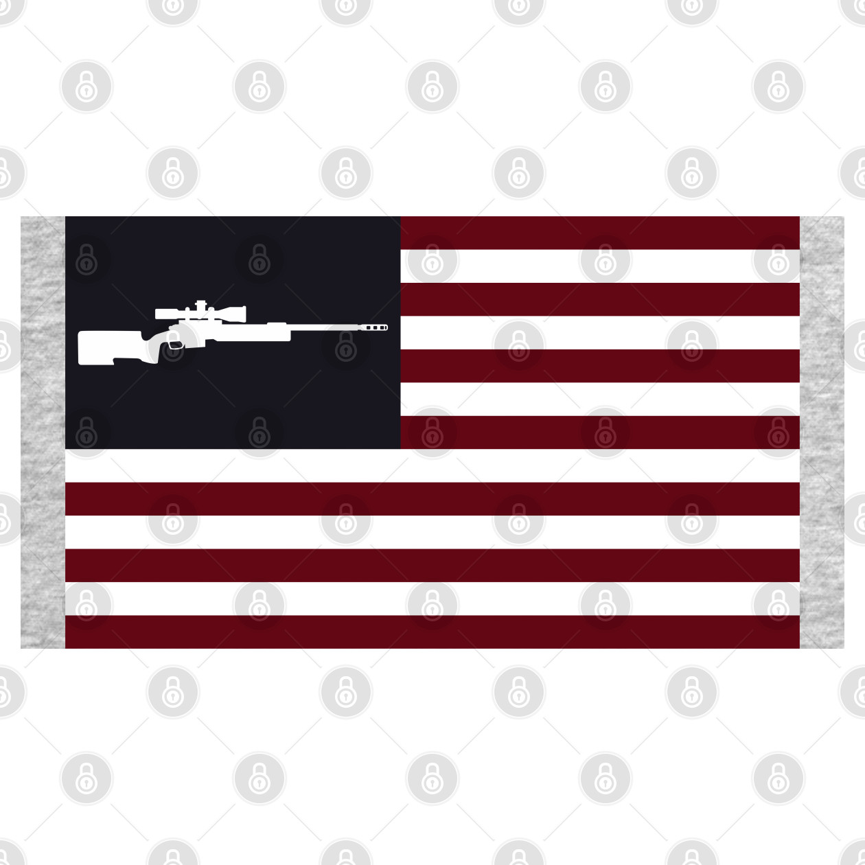 Rifle American Flag - Rifle - T-Shirt | TeePublic
