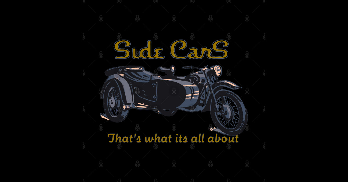 Motorcycle Side cars - Motorcycle Side Cars - Sticker | TeePublic