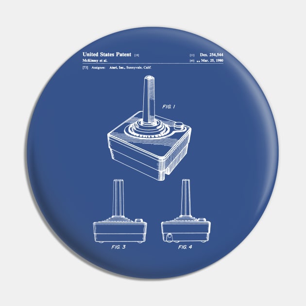 Joystick Patent - Retro Gamer Gaming Streamer Art - Blueprint ...