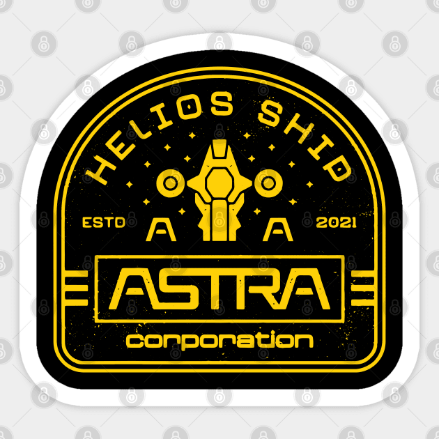 Astra Helios Ship Emblem - Returnal - Sticker | TeePublic
