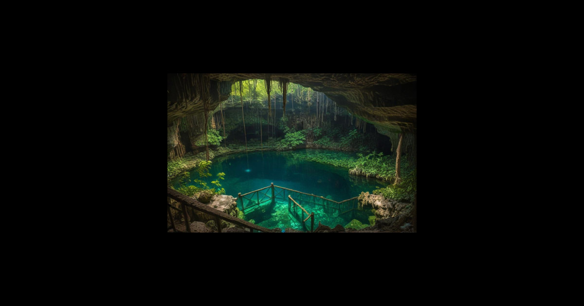 Cenote - Cenotes - Sticker | TeePublic