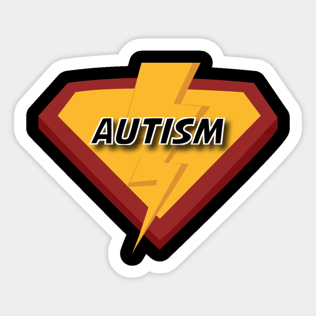 Autism superhero - Autism - Sticker | TeePublic