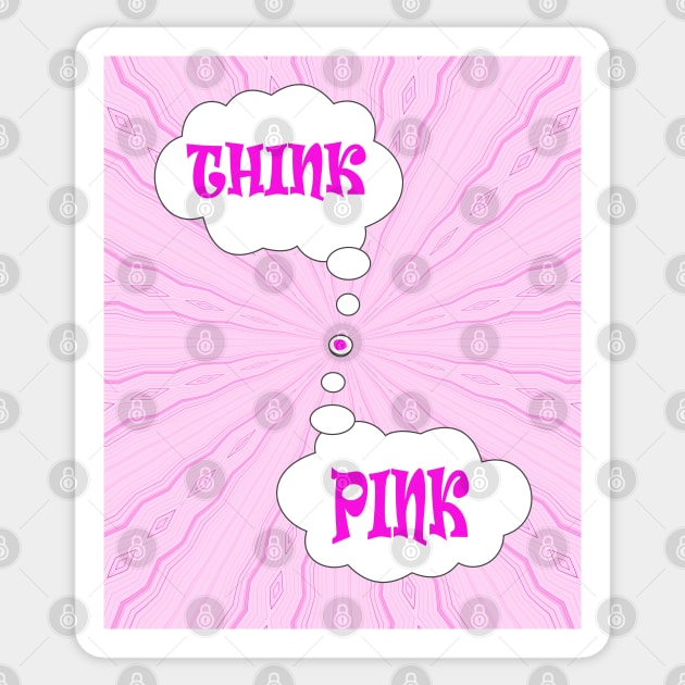 Freedom to Think Pink - Freedom Of Speech - Sticker | TeePublic