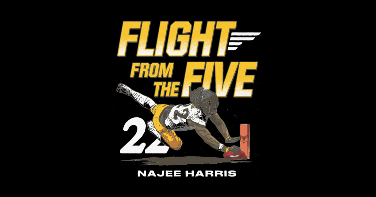 Najee Harris Pittsburgh Flight - Najee Harris - Sticker | TeePublic