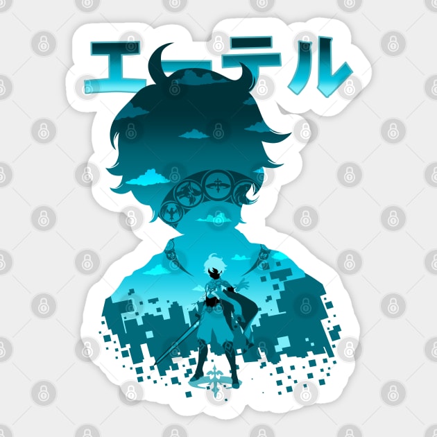 GENSHIN IMPACT AETHER - Genshin Impact - Sticker | TeePublic