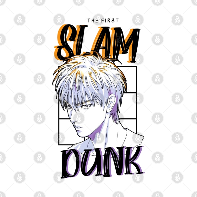 Rukawa - The First Slam Dunk Anime - Slam Dunk - T-Shirt | TeePublic