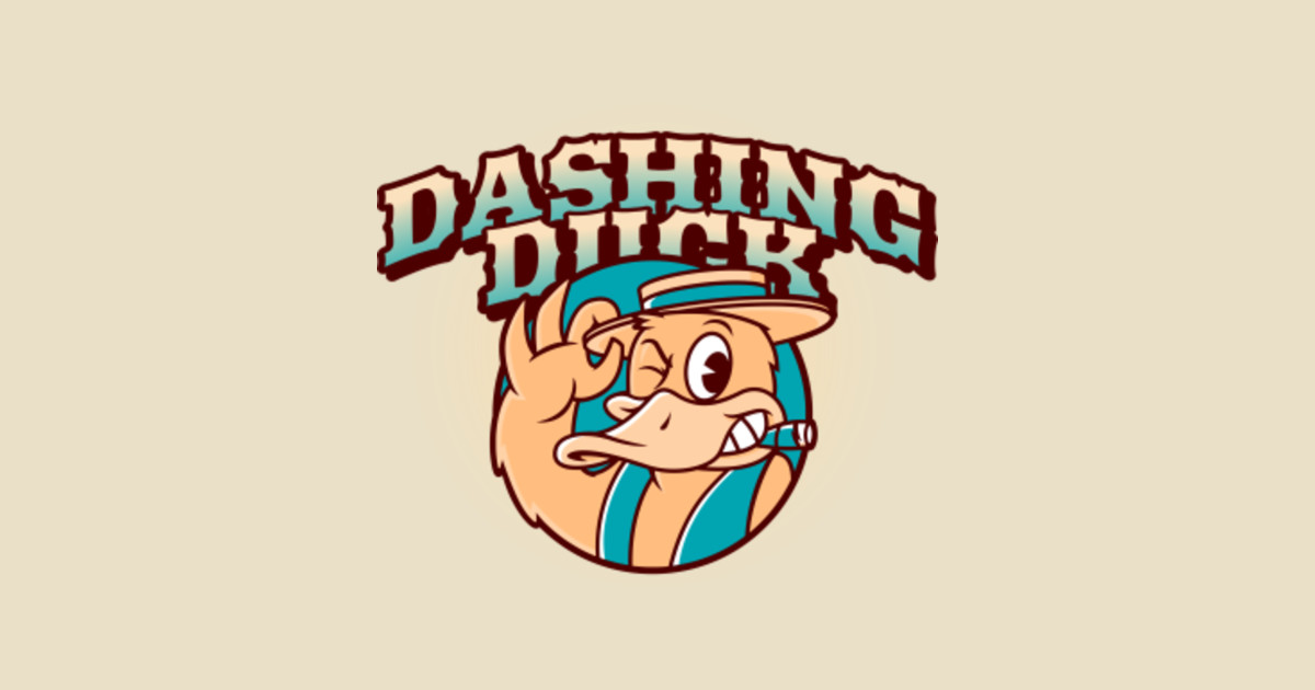 Cuphead Vintage Cartoons Dashing Duck - Cuphead - T-Shirt | TeePublic