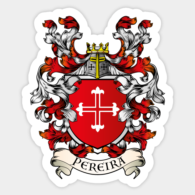 Pereira Coat of Arms - Pereira - Sticker | TeePublic