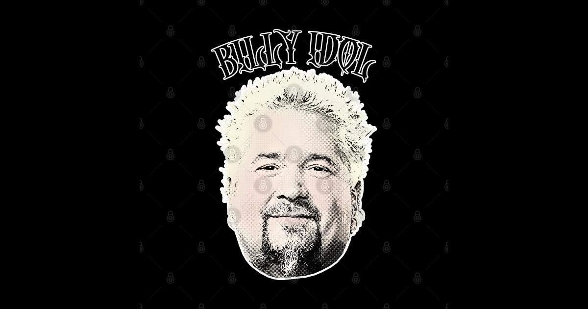 Guy Fieri Meme Fan Art Design - Flavortown Usa - Sticker | TeePublic