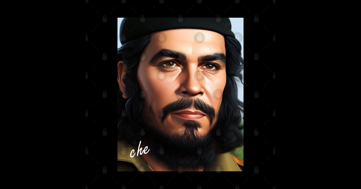 Realistic Portrait of Che Guevara - Che Guevara - Posters and Art ...