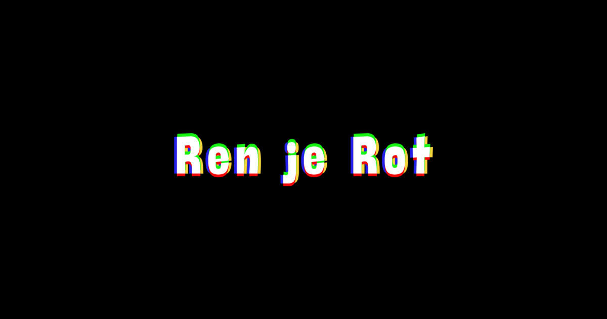 Ren je Rot 3D - Renjerot - Posters and Art Prints | TeePublic