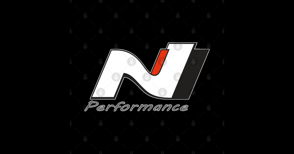 N Performance (Smaller) micron grey - Hyundai - Sticker | TeePublic