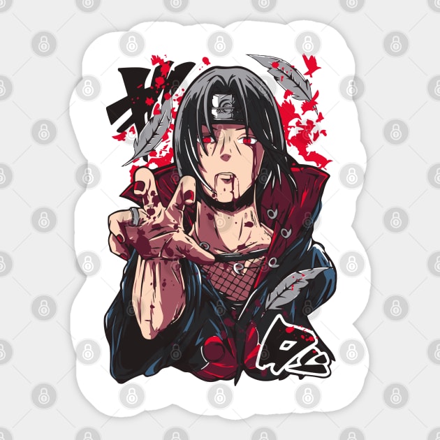 Itachi Uchiha - Itachi Uchiha - Sticker | TeePublic
