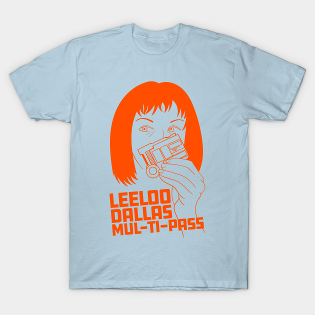 Leeloo Dallas Multipass - The Fifth Element - T-Shirt | TeePublic