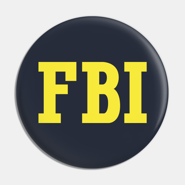 FBI Logo (front and back) - Fbi - Pin | TeePublic